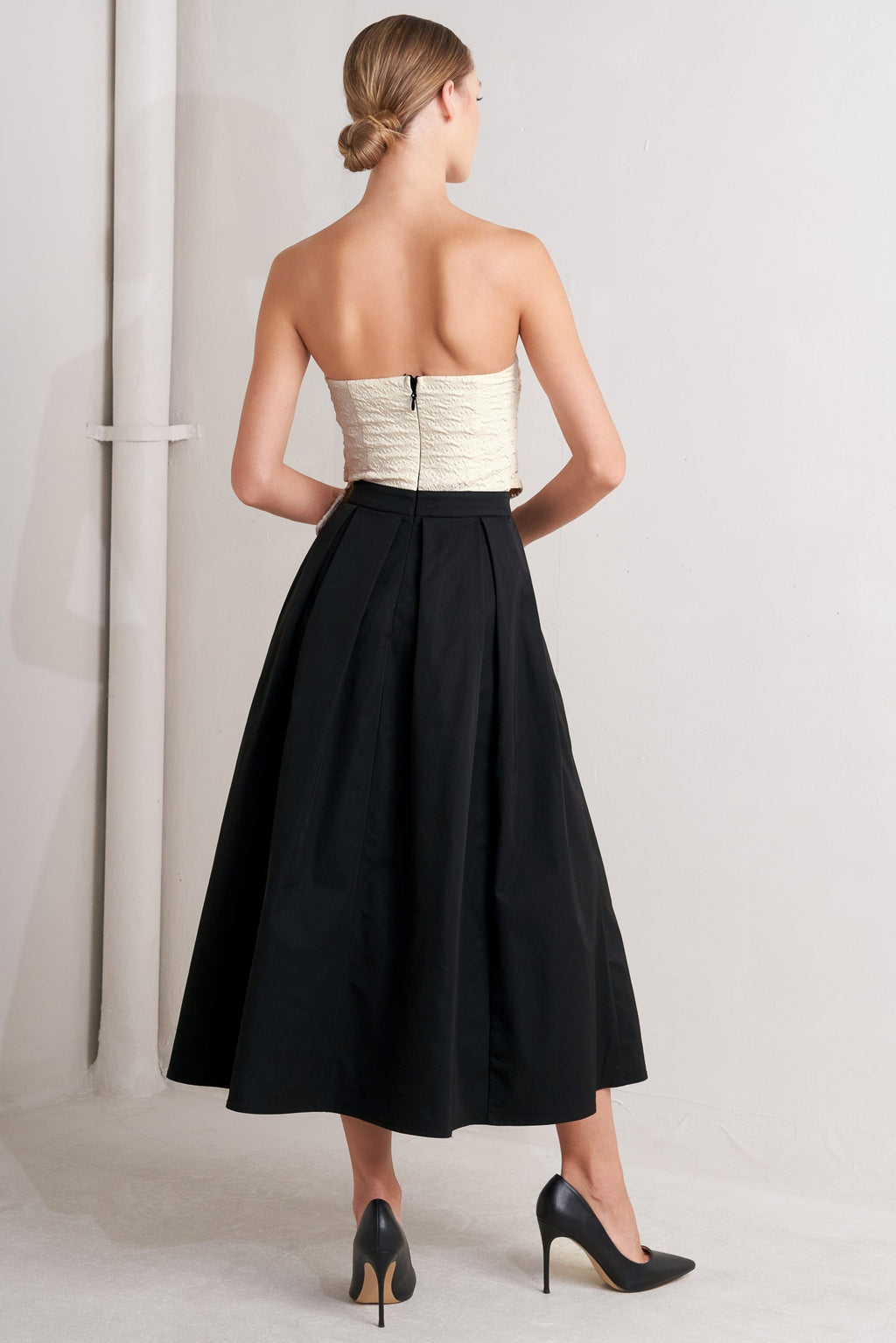 MONO BALLET WOVEN MIDI DRESS – The Tania Collection