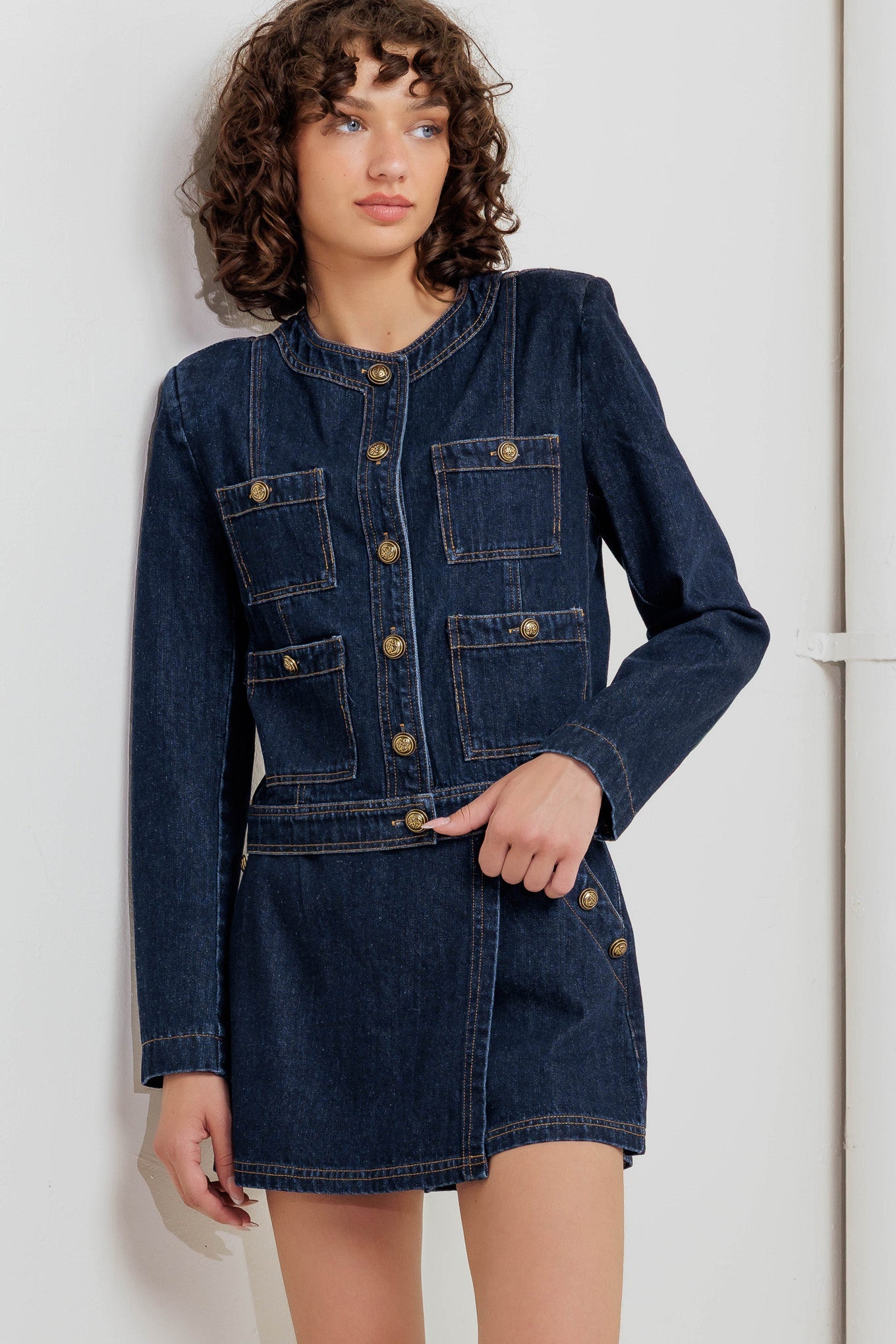 GLAM CODE DENIM JACKET – The Tania Collection